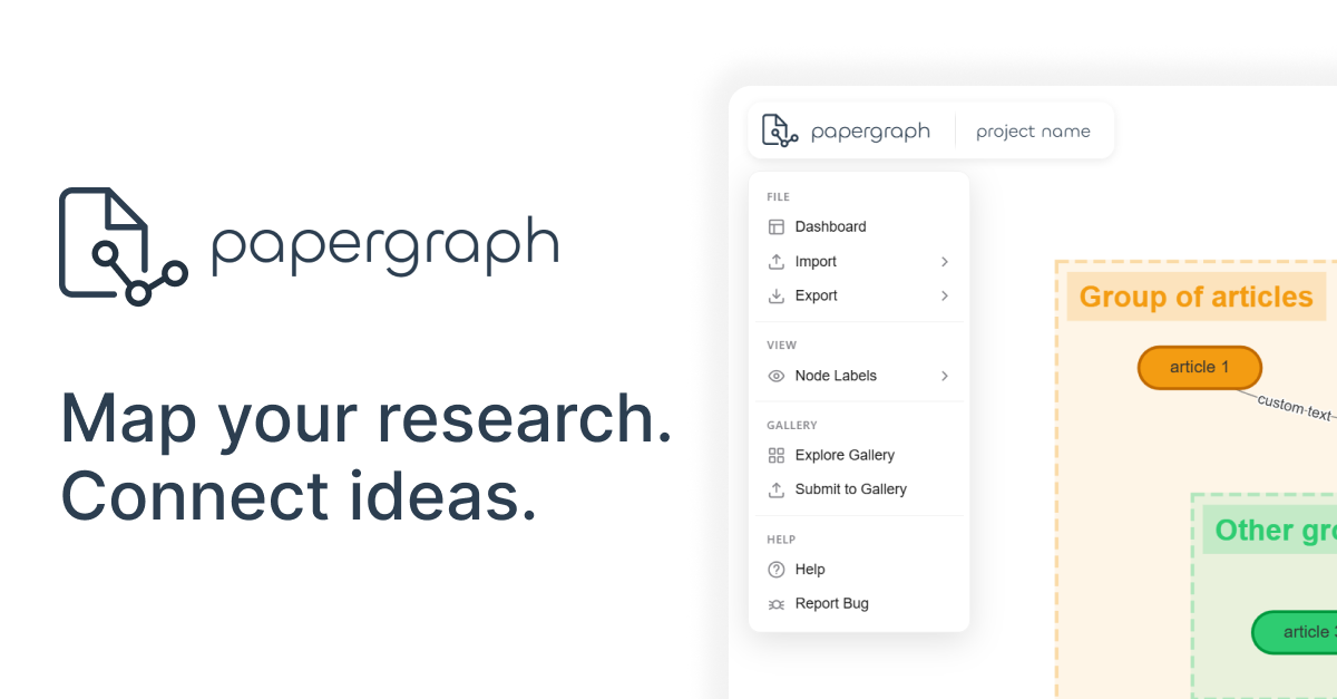 Papergraph - Map your research. Connect ideas.